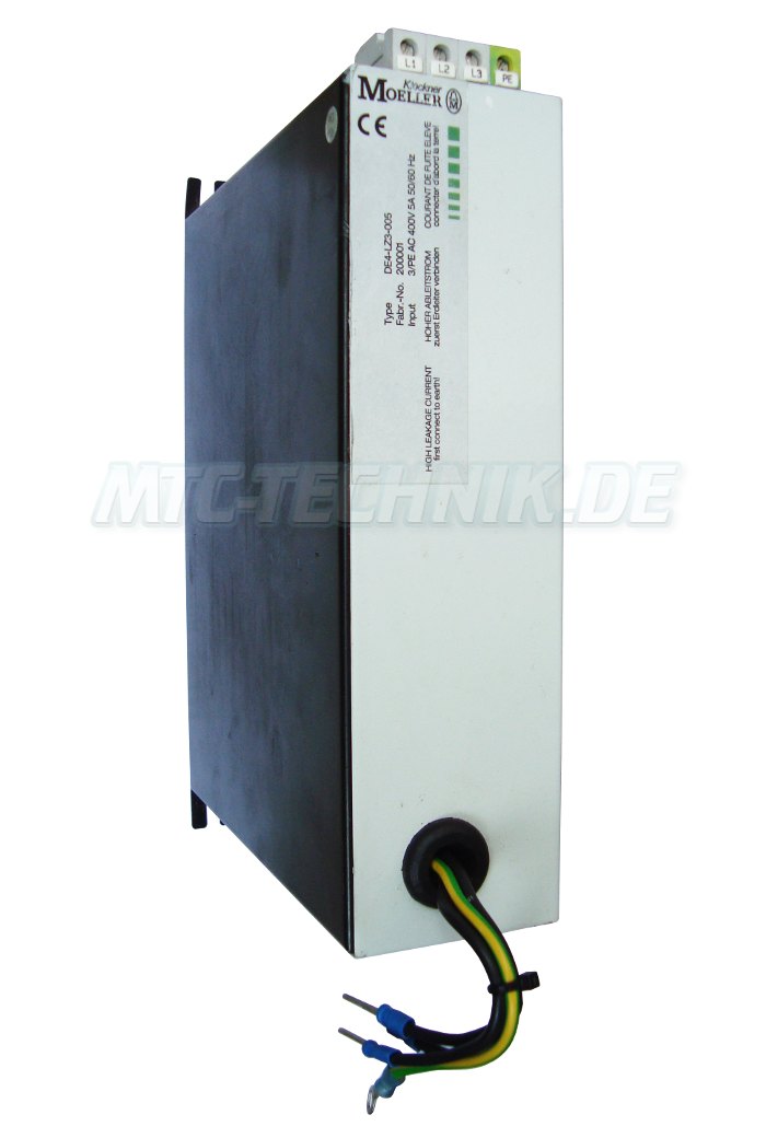 Netzfilter De4-lz3-005 Moeller 5a 400vac Im Angebot (DE4-LZ3-005 PDF ...