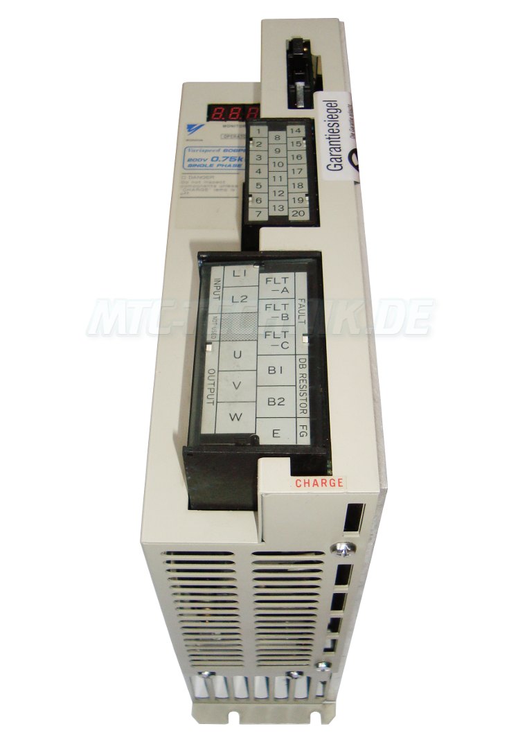 Yaskawa CIMR-PBEB0P7T Frequenzumformer Varispeed 606pb3 0.75kw 220vac ...